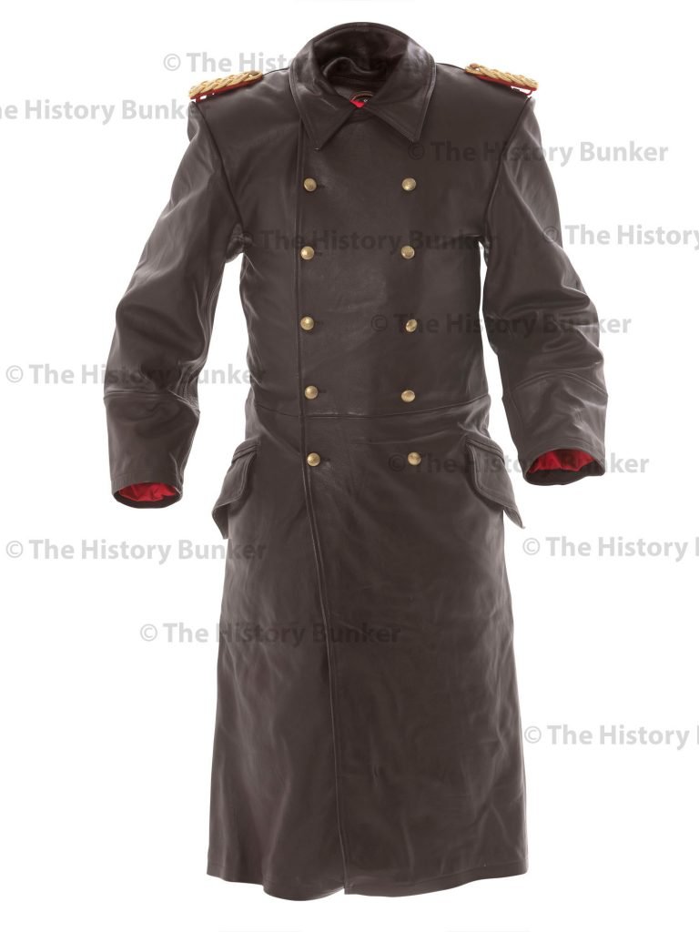 WW2 German Army Senior officer leather trench coat – brown – The ...